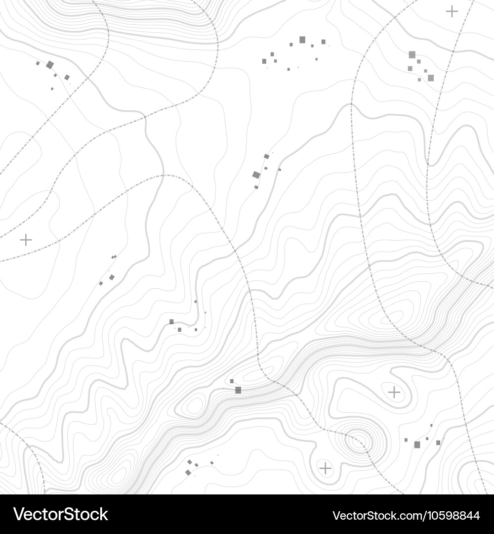 Topographic map background concept with space Vector Image