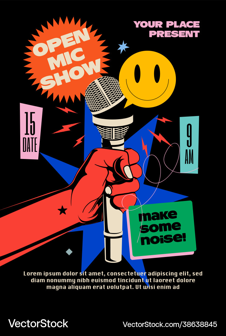 Open Mic Night Flyers