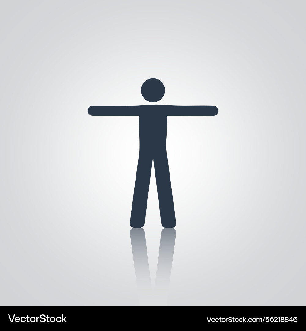 Boy standing in open arms a man doing exercises Vector Image
