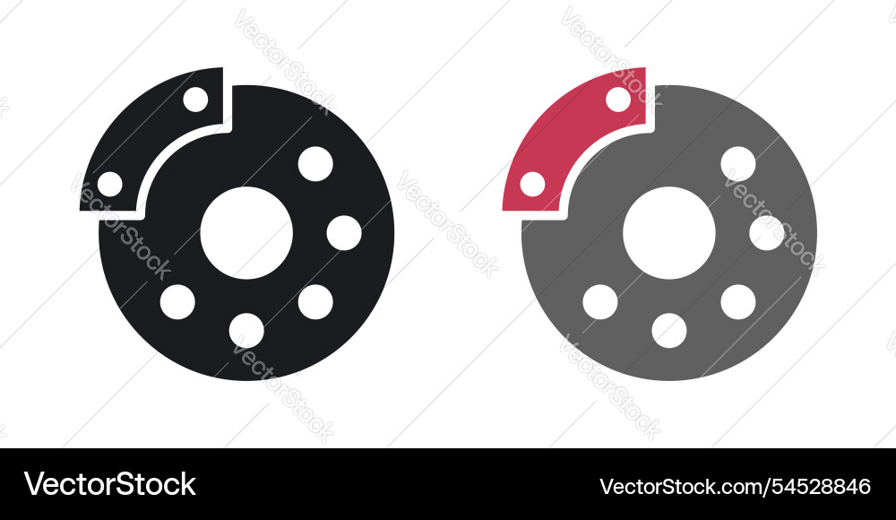 Disk brake icon Royalty Free Vector Image - VectorStock