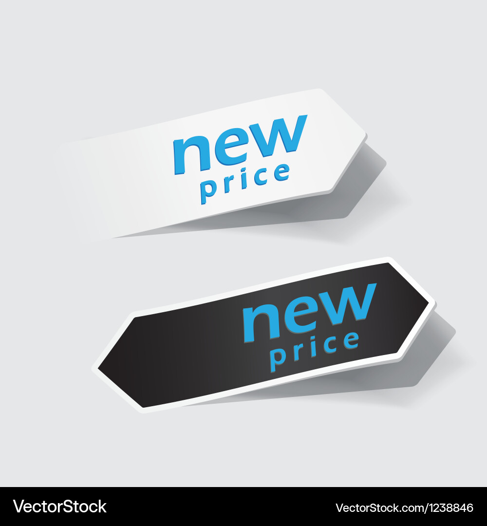 New product label Royalty Free Vector Image - VectorStock