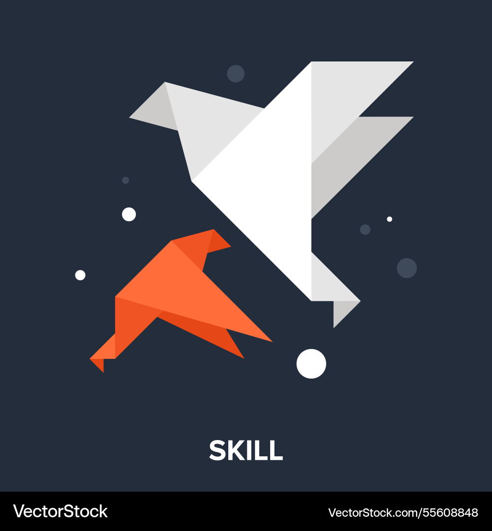 Skill icon concept Royalty Free Vector Image - VectorStock