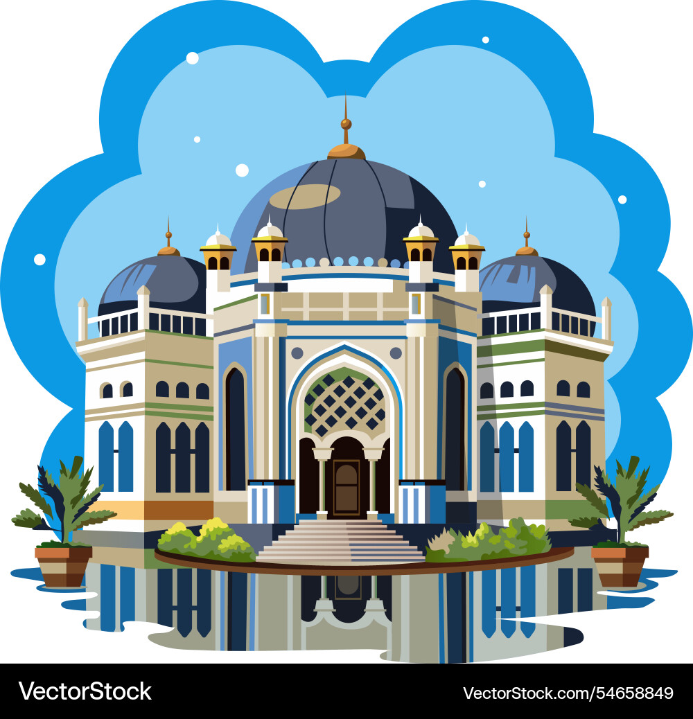 Islamic architecture Royalty Free Vector Image