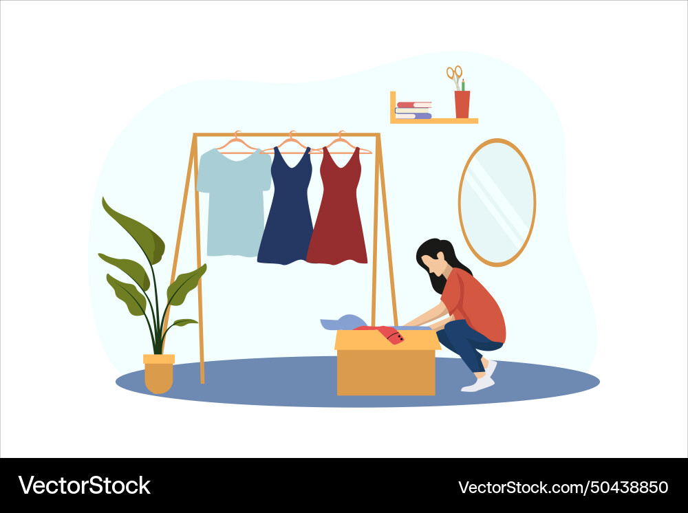 Fashion flat design Royalty Free Vector Image - VectorStock