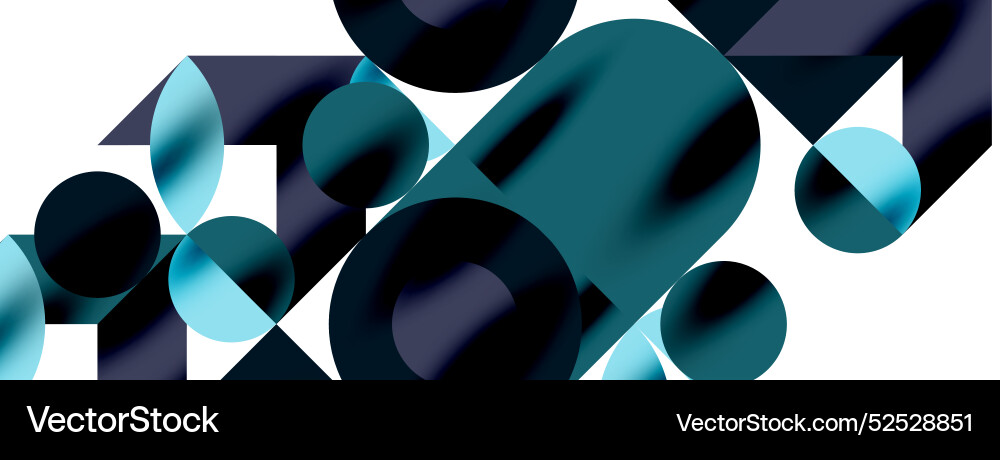 Circle pattern round elements with lines Vector Image