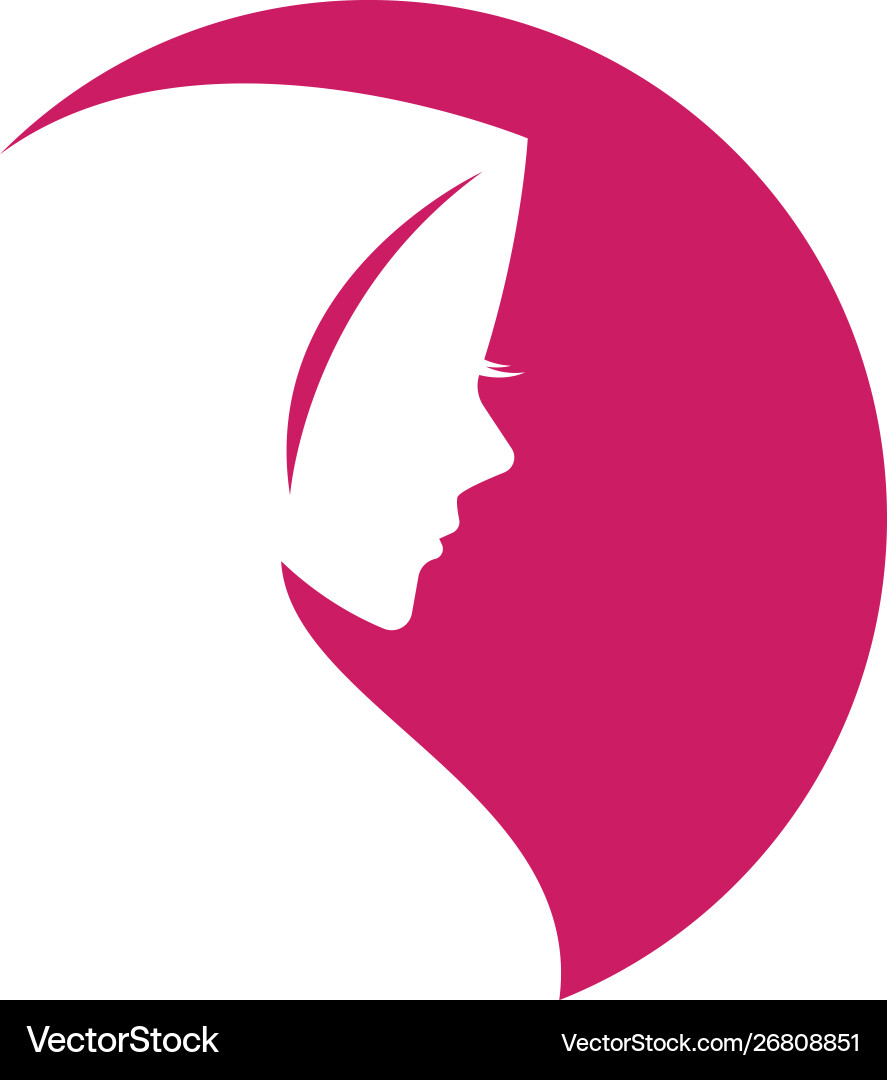 Hijab logo Royalty Free Vector Image - VectorStock