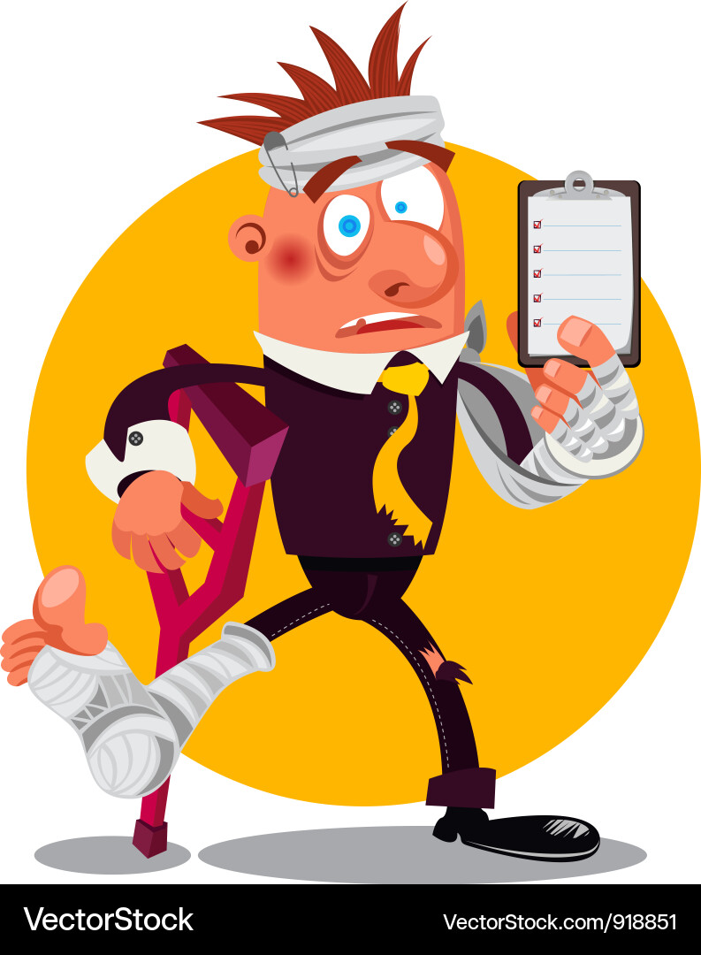 Personal injury claims Royalty Free Vector Image