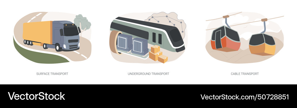 Public transport isolated concept Royalty Free Vector Image