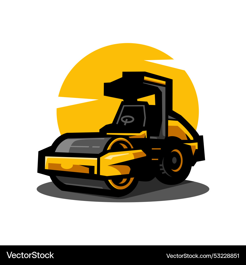 Tandem Roller Logo Royalty Free Vector Image - VectorStock