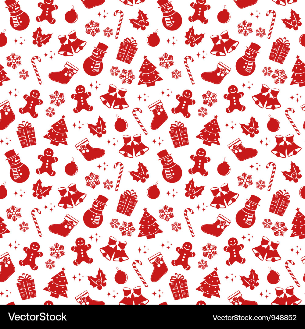 Christmas pattern Royalty Free Vector Image - VectorStock