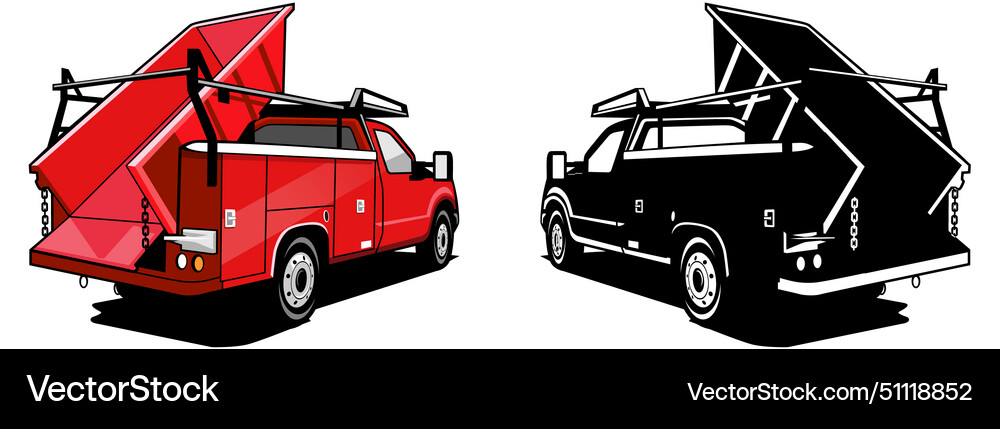 Dump hauler truck design Royalty Free Vector Image