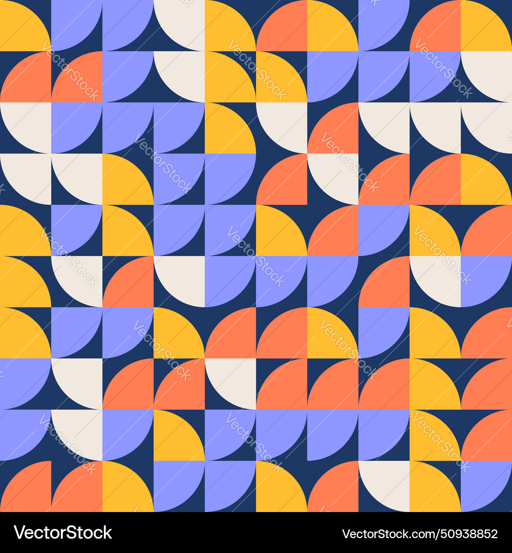 Geometry minimalistic poster with simple shapes Vector Image