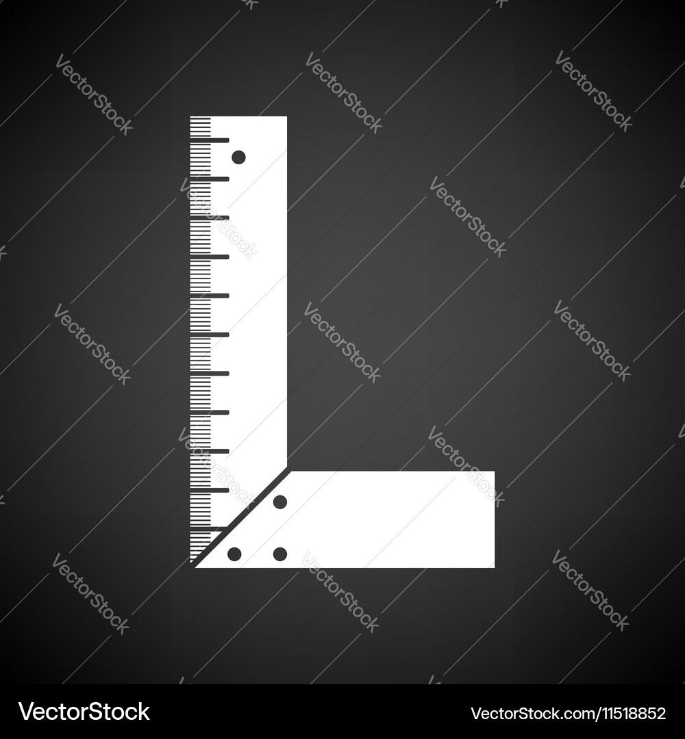 Ruler Icon - Measurement Tool Royalty Free Vector Image