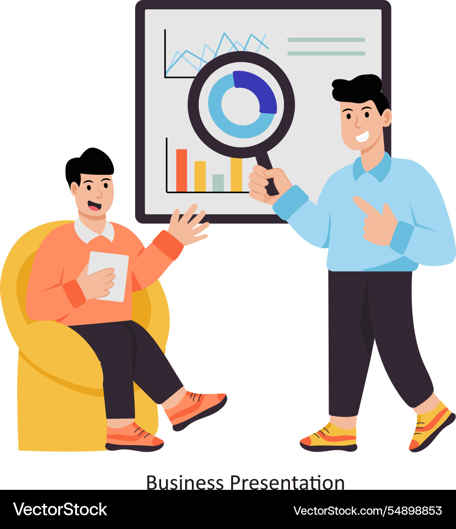 Business presentation eps 10 Royalty Free Vector Image
