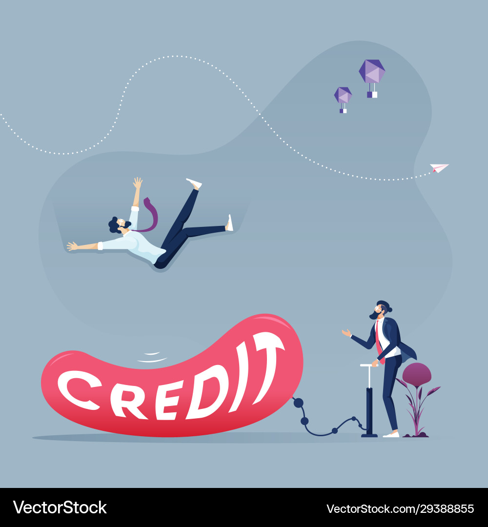 Financial support concept Royalty Free Vector Image