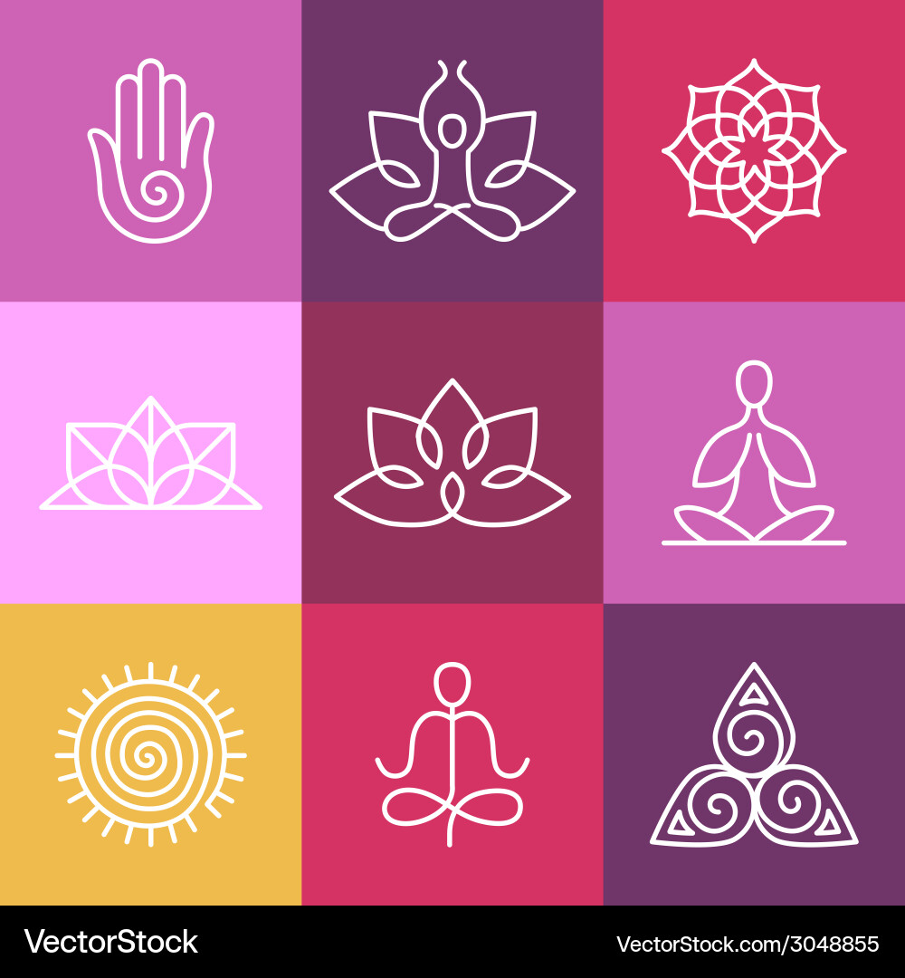 Yoga Royalty Free Vector Image - VectorStock