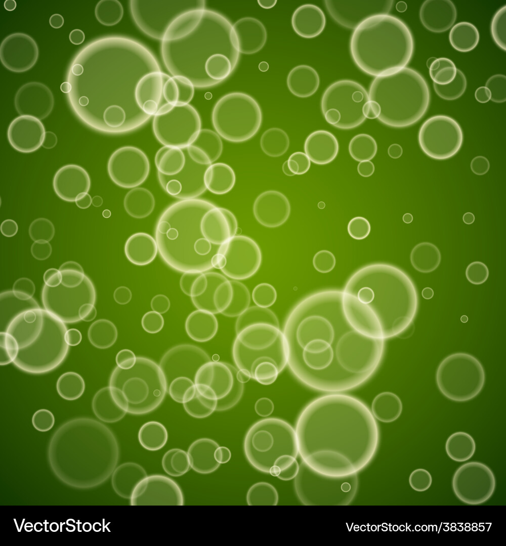 Green Bubbles Science Royalty Free Vector Image