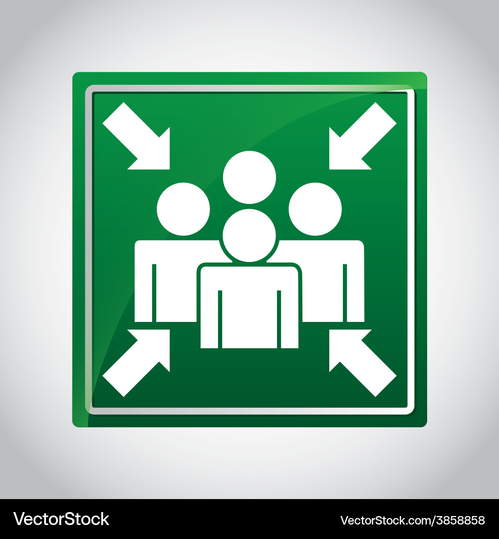 Gathering Point Royalty Free Vector Image - VectorStock