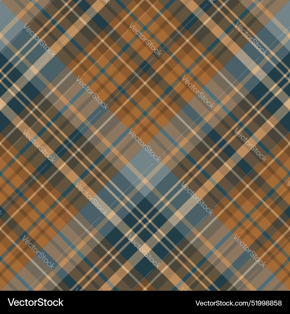 Seamless pattern in unique evening blue and brown Vector Image