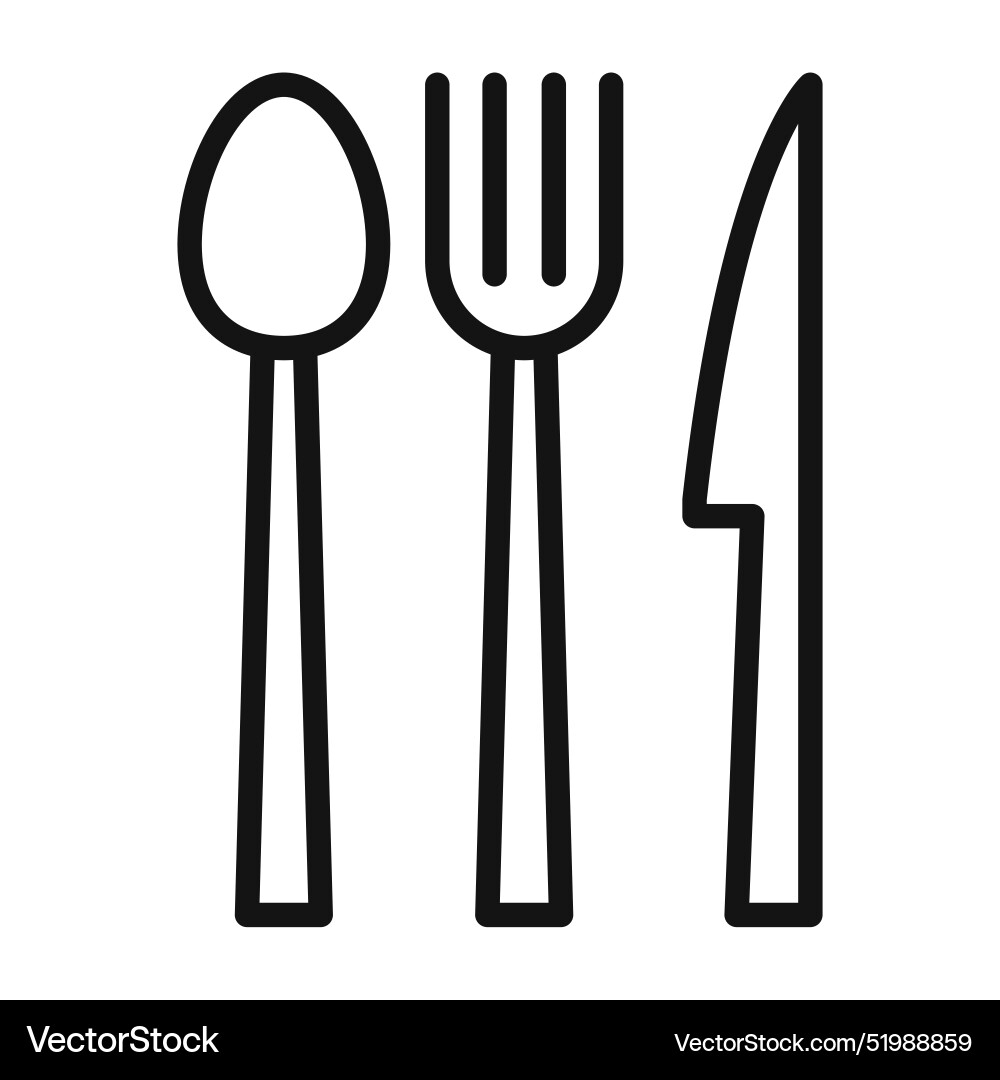 Culinary utensils icon ideal for cooking shows Vector Image