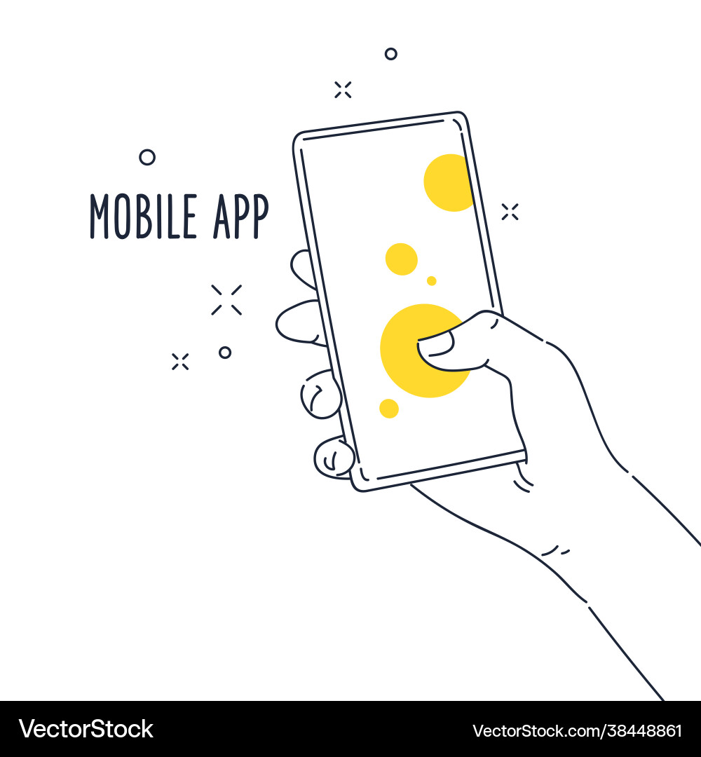 Drawing Hand Holding Phone Vector Images (over 2,400)
