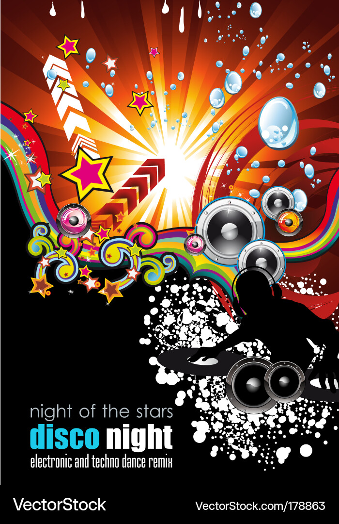 Disco dj Royalty Free Vector Image - VectorStock