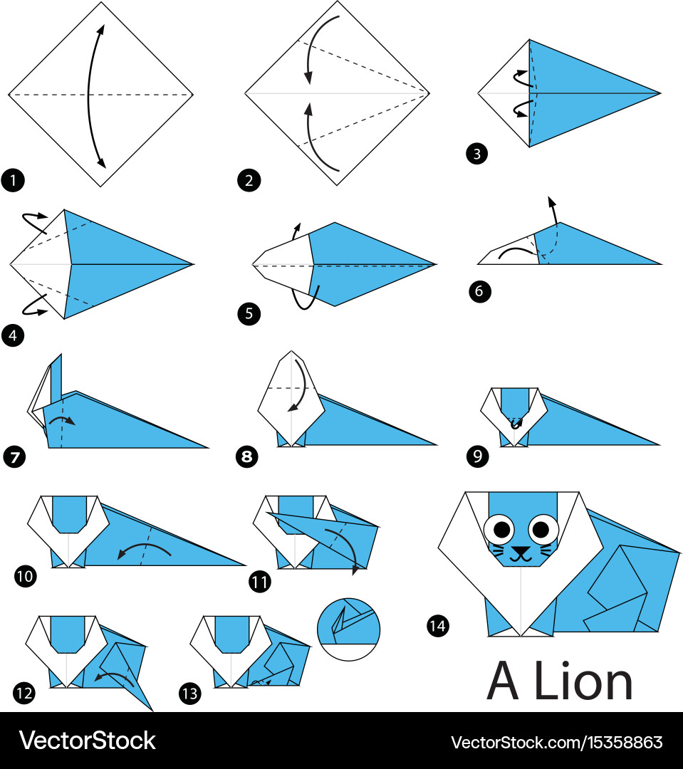 Origami Lion Instructions Step By Step Contact Us At