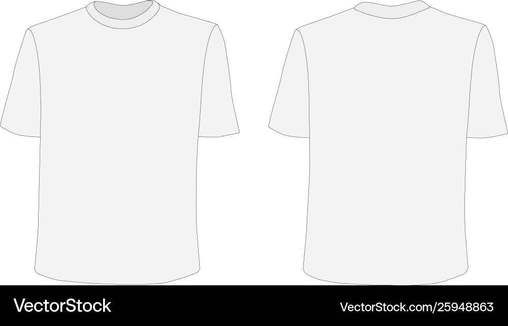 Front And Back Shirt Mockup
