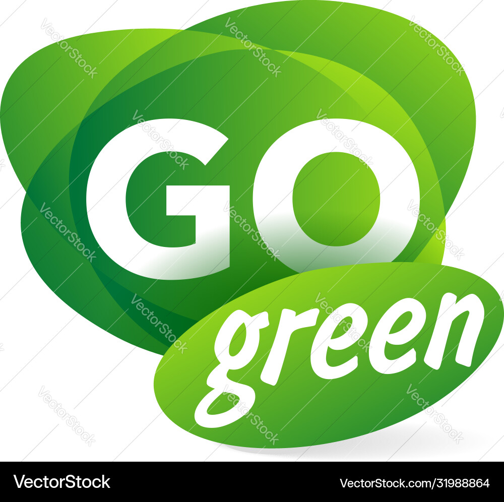 Go Green Logo Go Green Logo Vector Images | Depositphotos