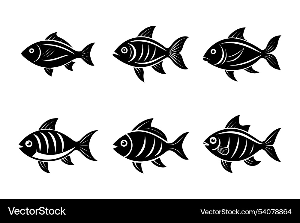 Sea fish icon logo Royalty Free Vector Image - VectorStock Sea fish icon logo Royalty Free Vector Image - VectorStock