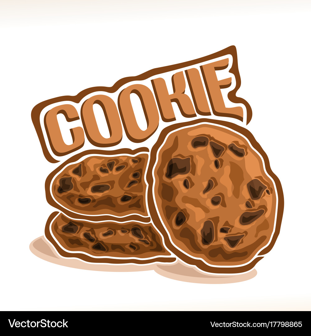 Logo for homemade cookie Royalty Free Vector Image