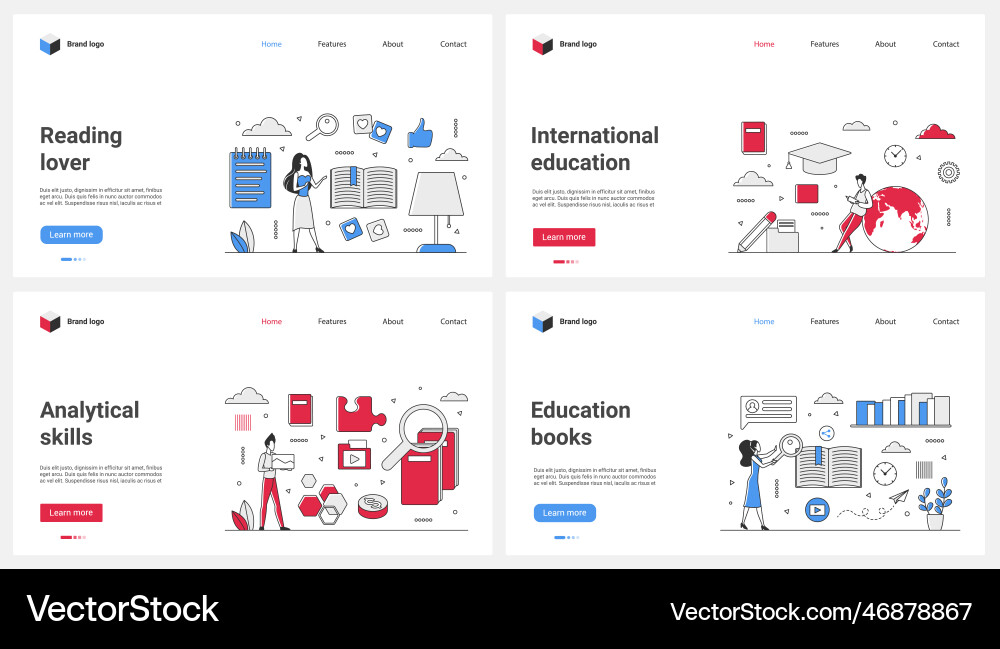 Education and knowledge development of analytical Vector Image