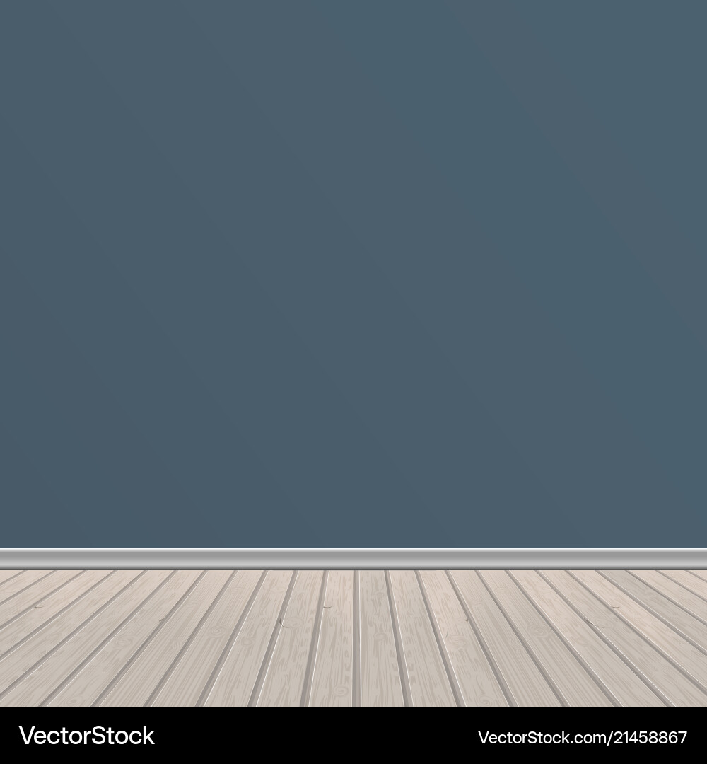 Wall and wooden floor Royalty Free Vector Image