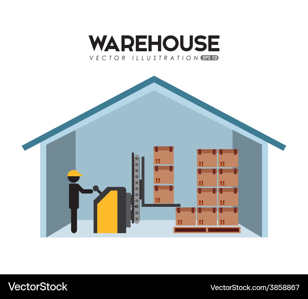 Warehouse Royalty Free Vector Image Vectorstock