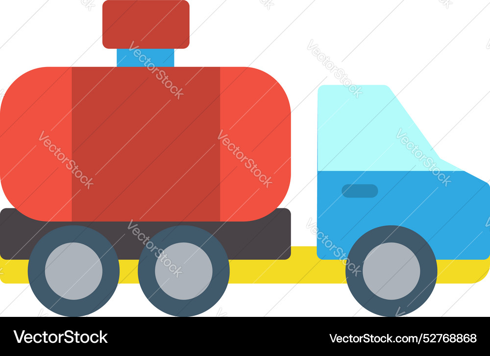 Water tanker icon design Royalty Free Vector Image