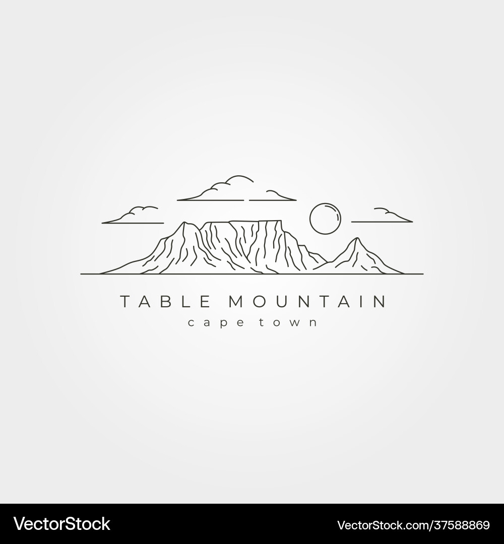 Table Mountain Logo Table Mountain Vector Images – Browse 10,461