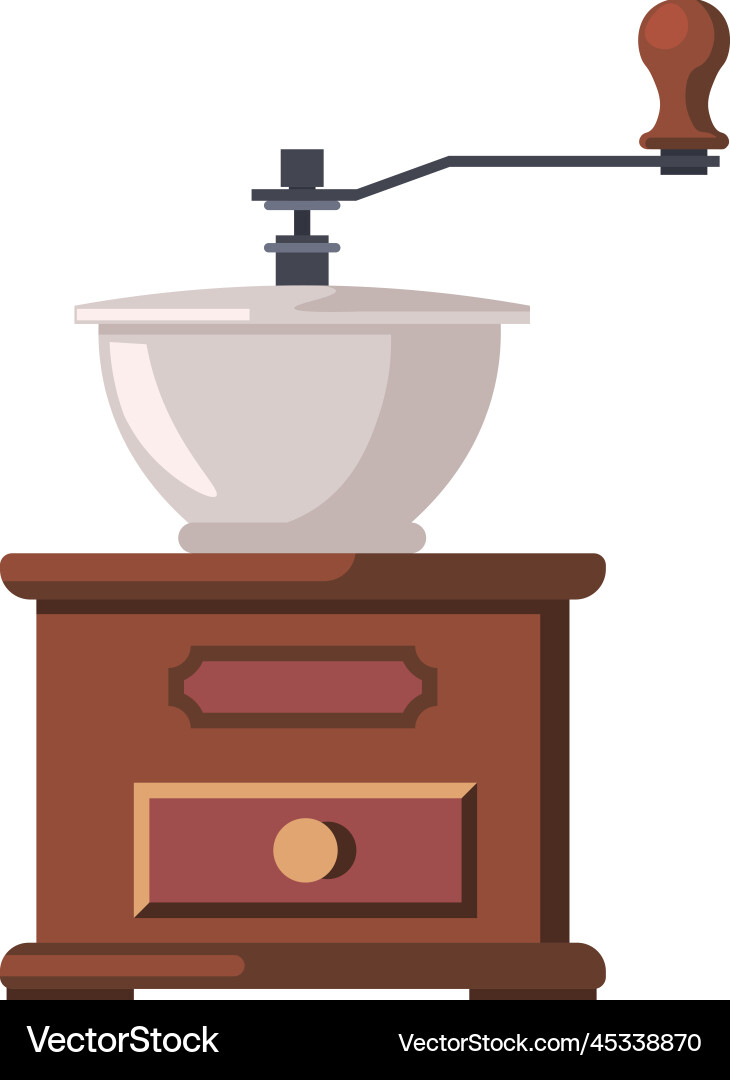 Coffee grinder mechanical instrument for preparing