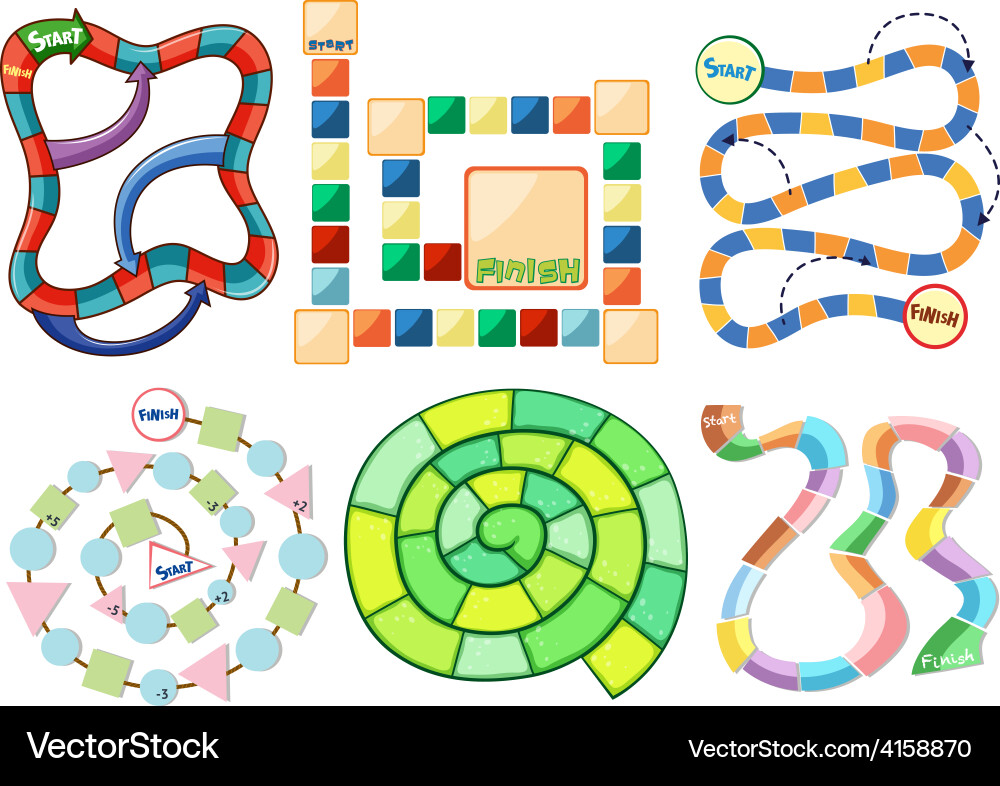 Game templates Royalty Free Vector Image - VectorStock
