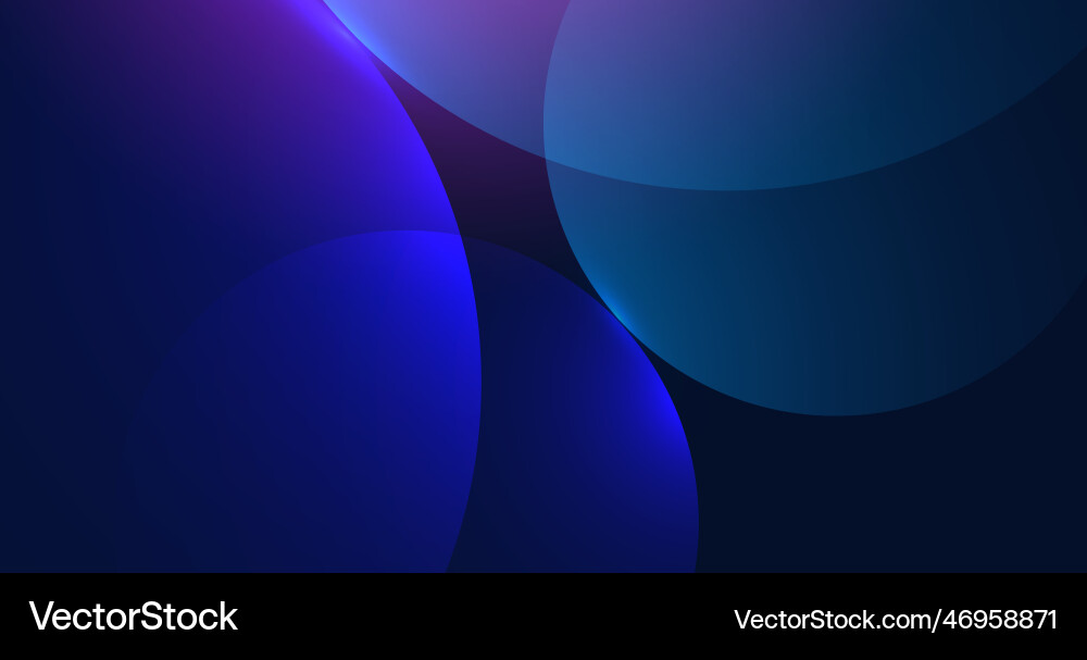 Abstract Blue Circle Background Royalty Free Vector Image
