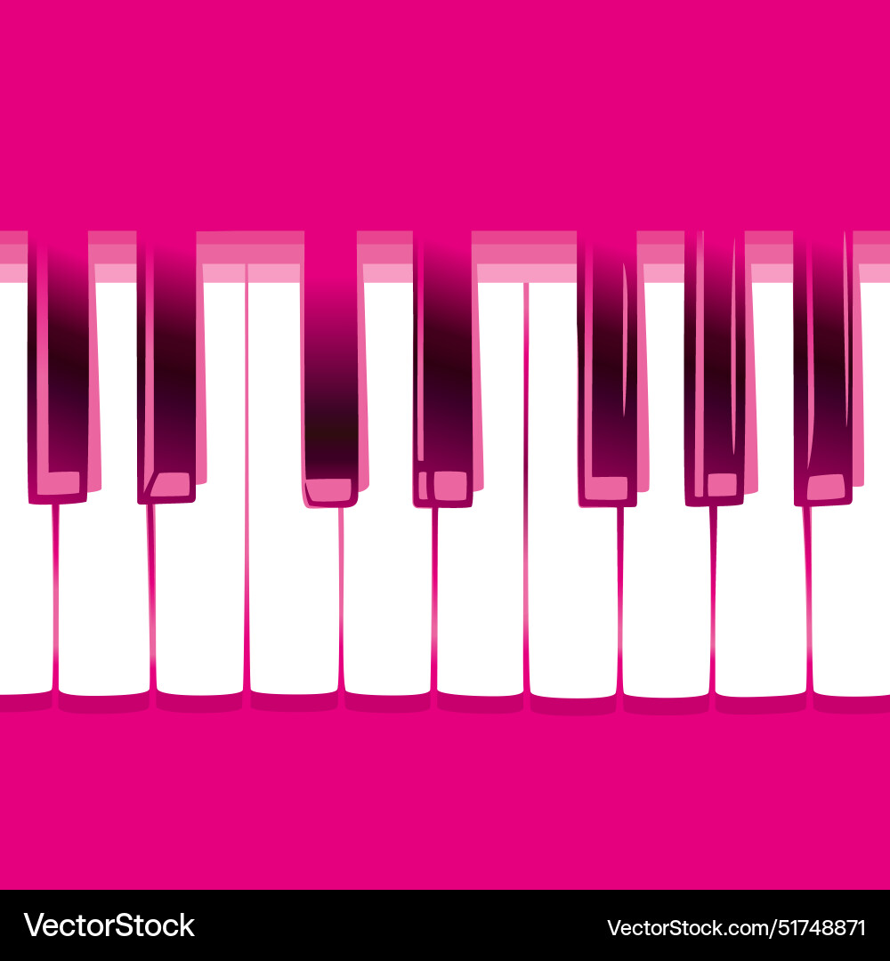Abstract graphic design with piano keys Royalty Free Vector