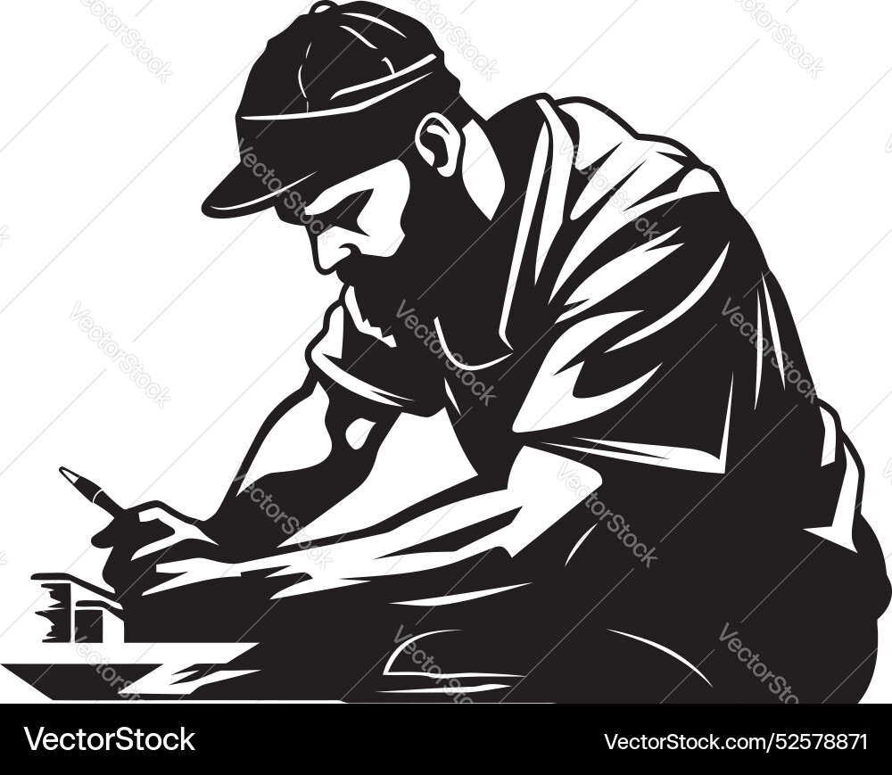 Urbanstencil graffiti symbol graffit black logo Vector Image