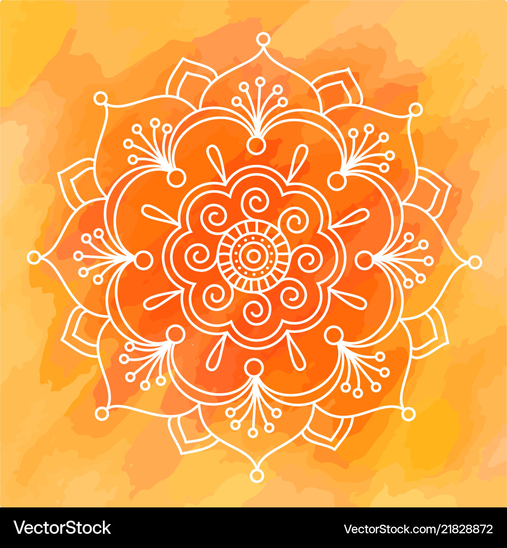 Diwali indian pattern background Royalty Free Vector Image