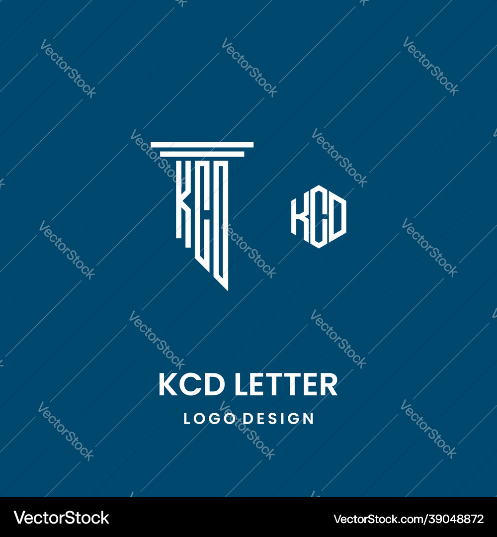 Kcd logo Royalty Free Vector Image - VectorStock