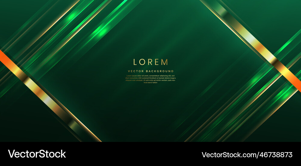 Abstract background luxury green elegant Vector Image