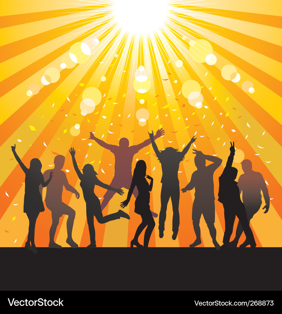 Disco background Royalty Free Vector Image - VectorStock