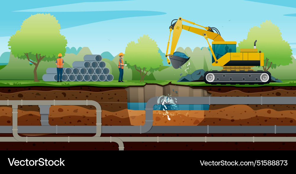 Maintenance work Royalty Free Vector Image - VectorStock