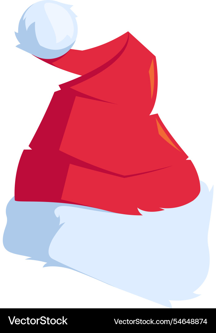 New year red hat Royalty Free Vector Image - VectorStock