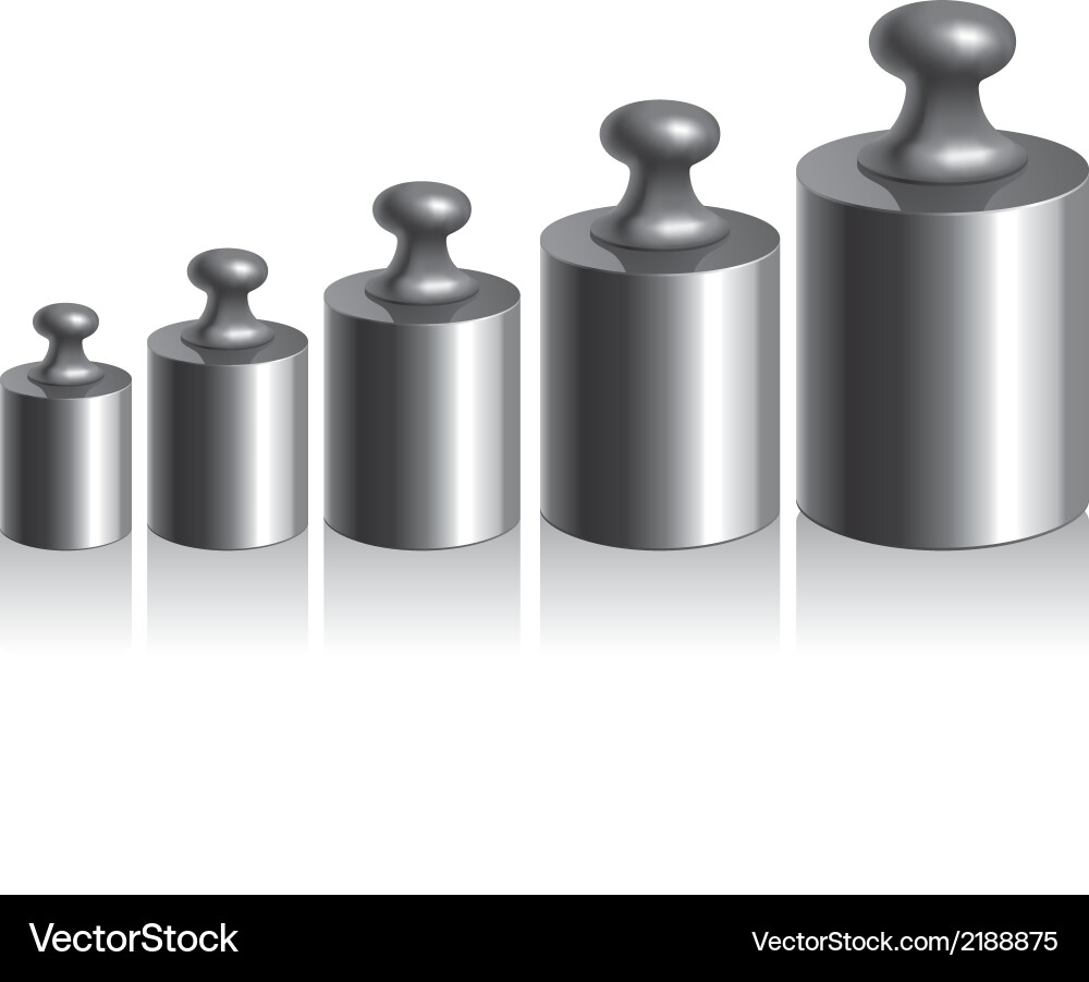 Weights Royalty Free Vector Image - VectorStock