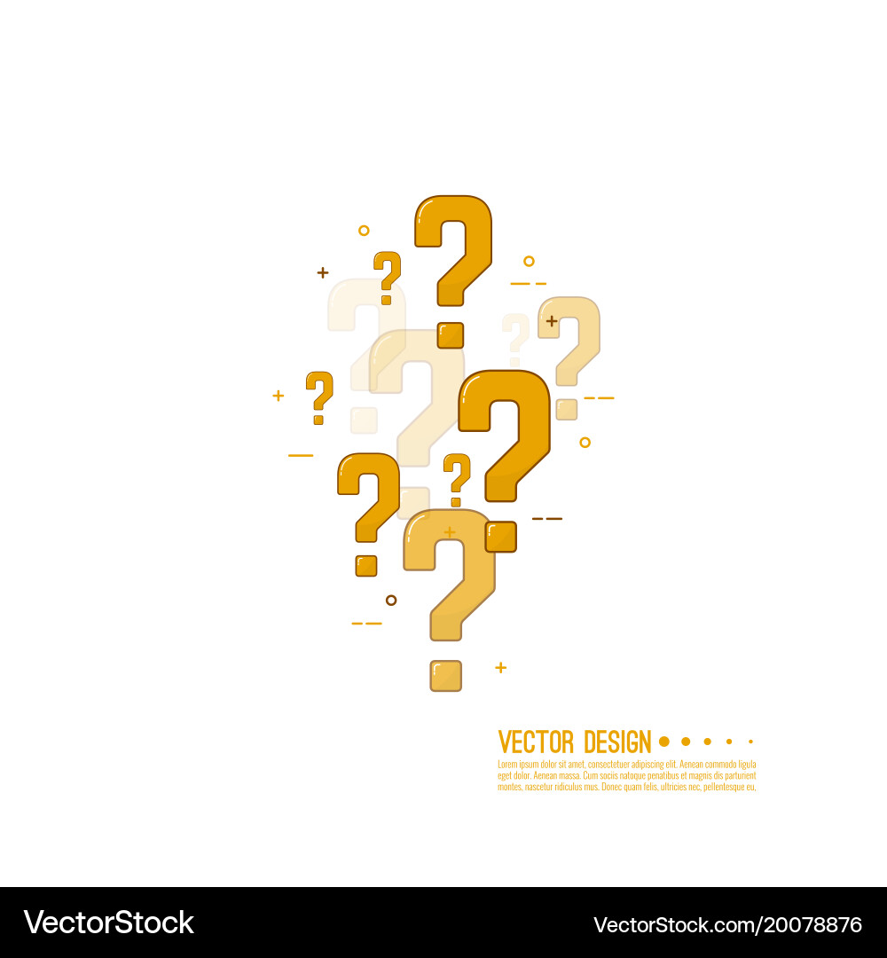 Question mark icon Royalty Free Vector Image - VectorStock