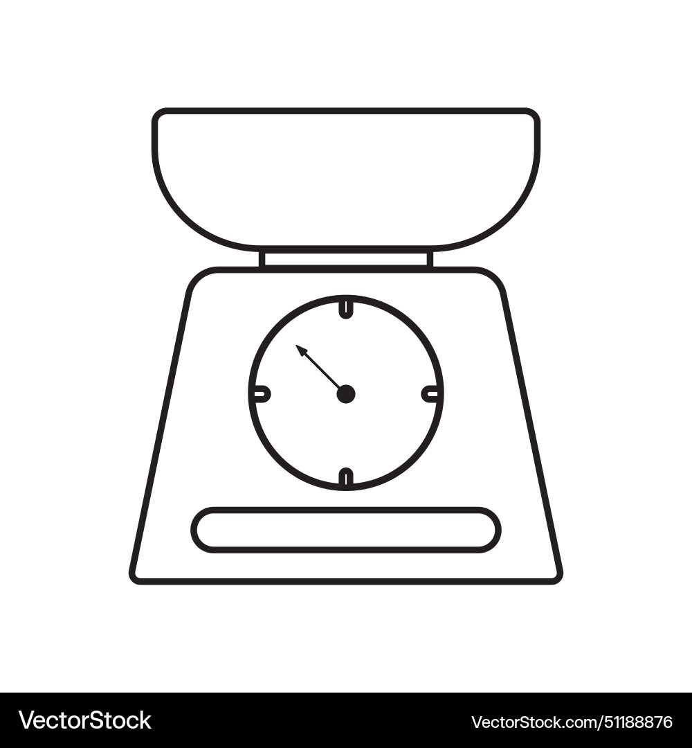 Weighing icon Royalty Free Vector Image - VectorStock